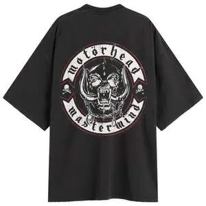 END. X Mastermind World X Motorhead Biker Badge T-shirt
