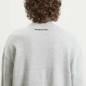 MKI MIYUKI ZOKU Mohair Blend Knit Track Jacket