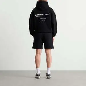 MKI MIYUKI ZOKU Design Studio Hoodie In | Size: | Cotton/polyester | End Clothing - Black