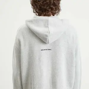 MKI MIYUKI ZOKU Mohair Blend Knit Zip Hoodie