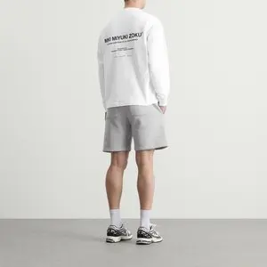 MKI MIYUKI ZOKU Design Studio Long Sleeve T-shirt - White