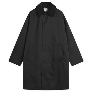 MKI MIYUKI ZOKU Padded Nylon Overcoat - Black