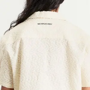 MKI MIYUKI ZOKU Ribbon Jacquard Vacation Shirt