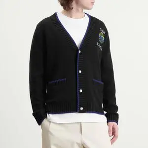 Casablanca Flaming Tennis Ball Cardigan