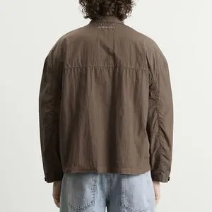 MKI MIYUKI ZOKU Garment Dye Box Overshirt