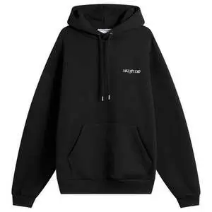 MKI MIYUKI ZOKU Script Hoody In | Size: | Cotton/polyester | End Clothing - Black