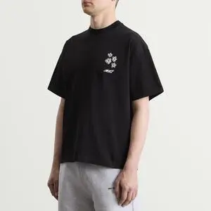 MKI MIYUKI ZOKU Hibiscus T-shirt - Black