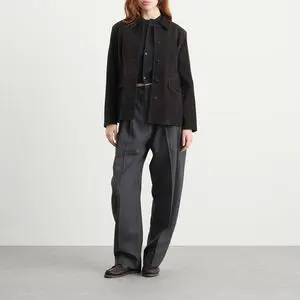 Auralee High Twist Wool Knit Vest