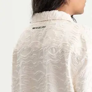 MKI MIYUKI ZOKU Jacquard Fringe Vacation Shirt