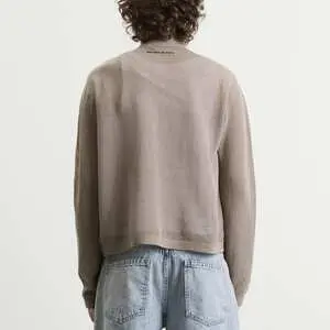 MKI MIYUKI ZOKU Linen Loose Knit Track Jacket - Taupe