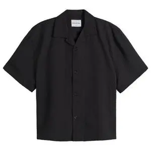 MKI MIYUKI ZOKU Presented End. Seersucker Vacation Shirt - Black
