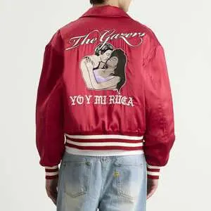 SECOND / LAYER Aces Satin Club Souvenir Jacket