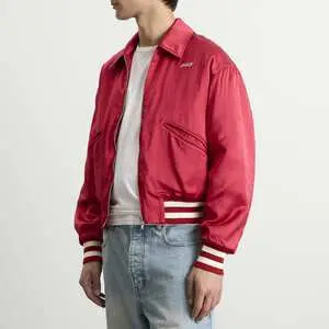 SECOND / LAYER Aces Satin Club Souvenir Jacket
