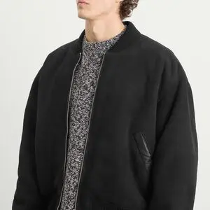 Studio Nicholson Shearling Leather Bomber Jacket