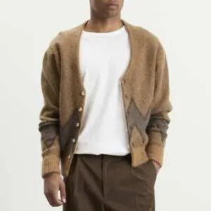 SECOND / LAYER Chevy Cardigan - Brown/gray