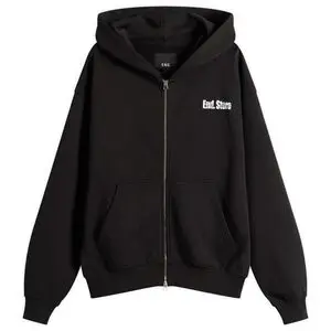 END. Newcastle Zip Hoodie - Black