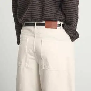 Studio Nicholson Paolo 14oz Denim Volume Jean - Parchment