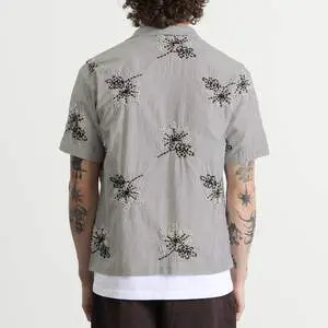 Universal Works Hand Embroidered Stripe Road Shirt