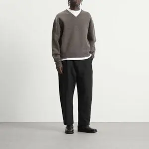 Studio Nicholson Tapered Cotton Blend Trousers