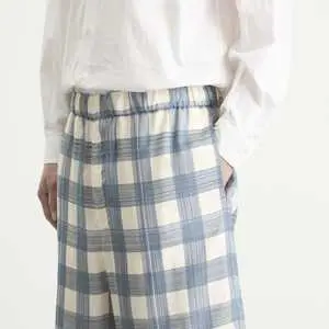 JIL SANDER Relaxed Fit Check Shorts