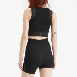 On Studo Knit Crop Top - Black/eclipse