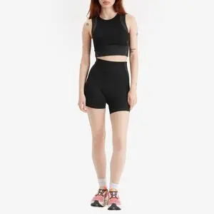 On Studo Knit Crop Top - Black/eclipse