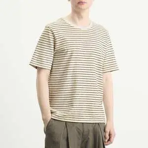 Folk Textured Stripe T-shirt In | Size: | 100% Cotton | End Clothing