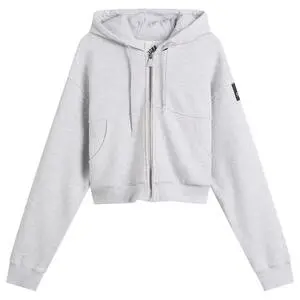 Adidas Eqt Cropped Hoodie - Solid Grey