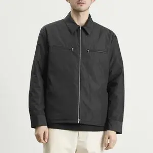 JIL SANDER Nylon Zip Up Shirt Jacket