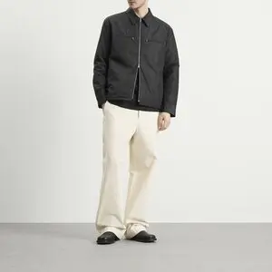 JIL SANDER Nylon Zip Up Shirt Jacket