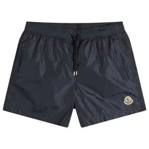 Moncler Logo Swim Shorts - Navy