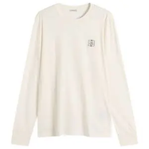Moncler Long Sleeve Cotton T-shirt - White