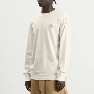Moncler Long Sleeve Cotton T-shirt - White