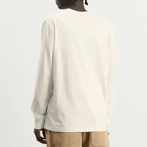 Moncler Long Sleeve Cotton T-shirt - White
