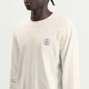 Moncler Long Sleeve Cotton T-shirt - White