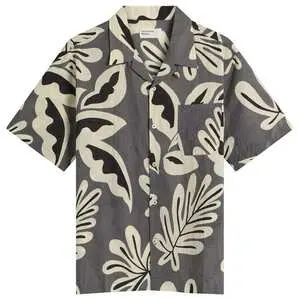 Universal Works Baja Print Road Shirt - Grey