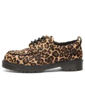 Dr. Martens Lowell Leopard Print Moc Toe Shoe - Multi