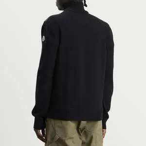 Moncler Hybrid Padded Front Wool Zip Jacket