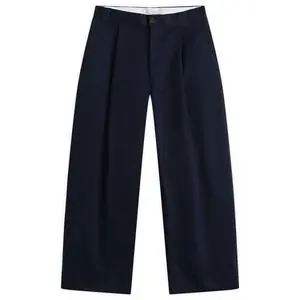 Studio Nicholson Sorte Deep Pleat Volume Pant - Dark Navy