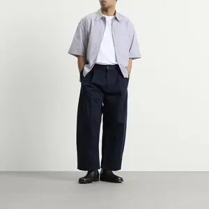 Studio Nicholson Sorte Deep Pleat Volume Pant