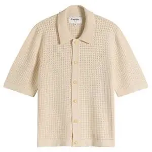 CORRIDOR Pointelle Knit Shirt - Natural
