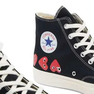 Play Comme Des Garcon X Converse Multi Heart High Sneaker