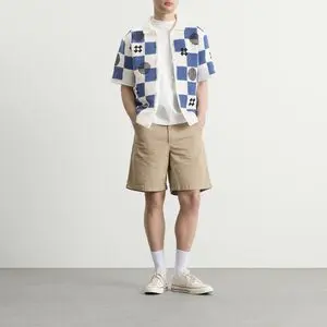 WAX LONDON Porto Square Crochet Shirt