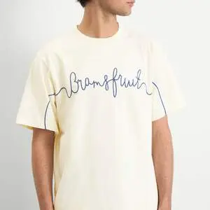 BRAM'S FRUIT Garden Hose Chain Stitch T-shirt