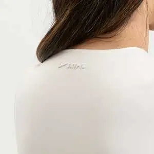 Nike X Skims Matte Corset Short Sleeve Crop Top - Ivory