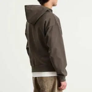 BRAM'S FRUIT Garden Hose Chain Stitch Zip Hoodie