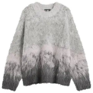 REPRESENT Ombre Knit Sweater - Light Grey