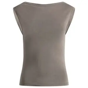 ST. AGNI Organic Cotton Ballerina Top - Clay