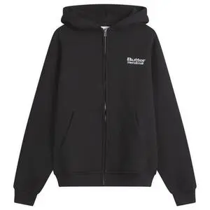 BUTTER GOODS Internationale Zip Hoodie - Black
