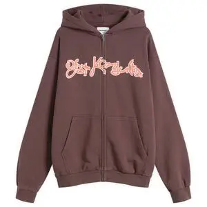BUTTER GOODS Beat Konducta Zip-thru Hood - Washed Chestnut